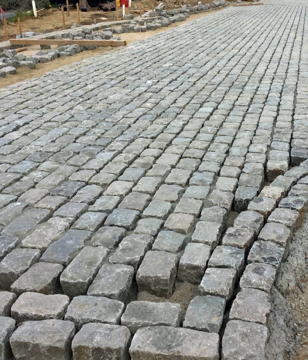 Cobblestones Images Used As Mulch